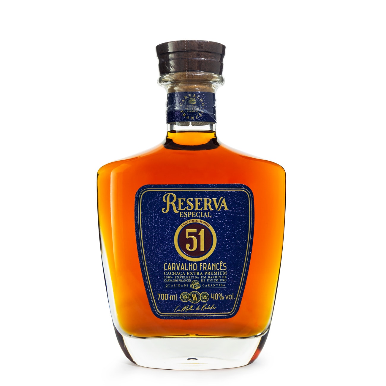 Cachaça 51 Reserva Especial Carvalho Francês 700ml - Espaço Prime Bebidas