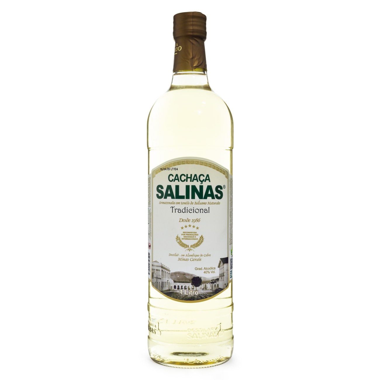Cachaça Salinas Tradicional 1L - Espaço Prime Bebidas