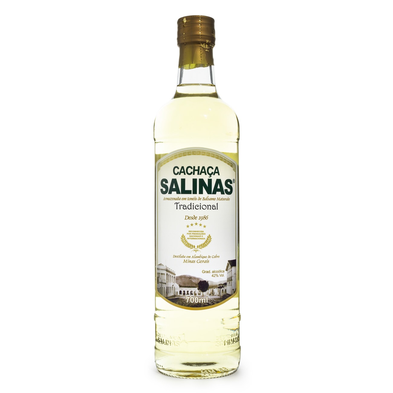 Cachaça Salinas Tradicional 700ml - Espaço Prime Bebidas