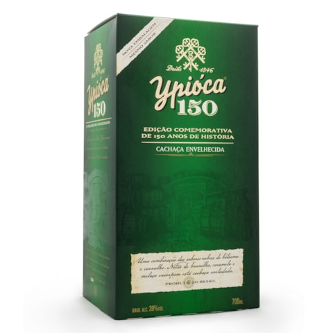 Cachaça Ypióca 150 Anos 700ml - Espaço Prime Bebidas