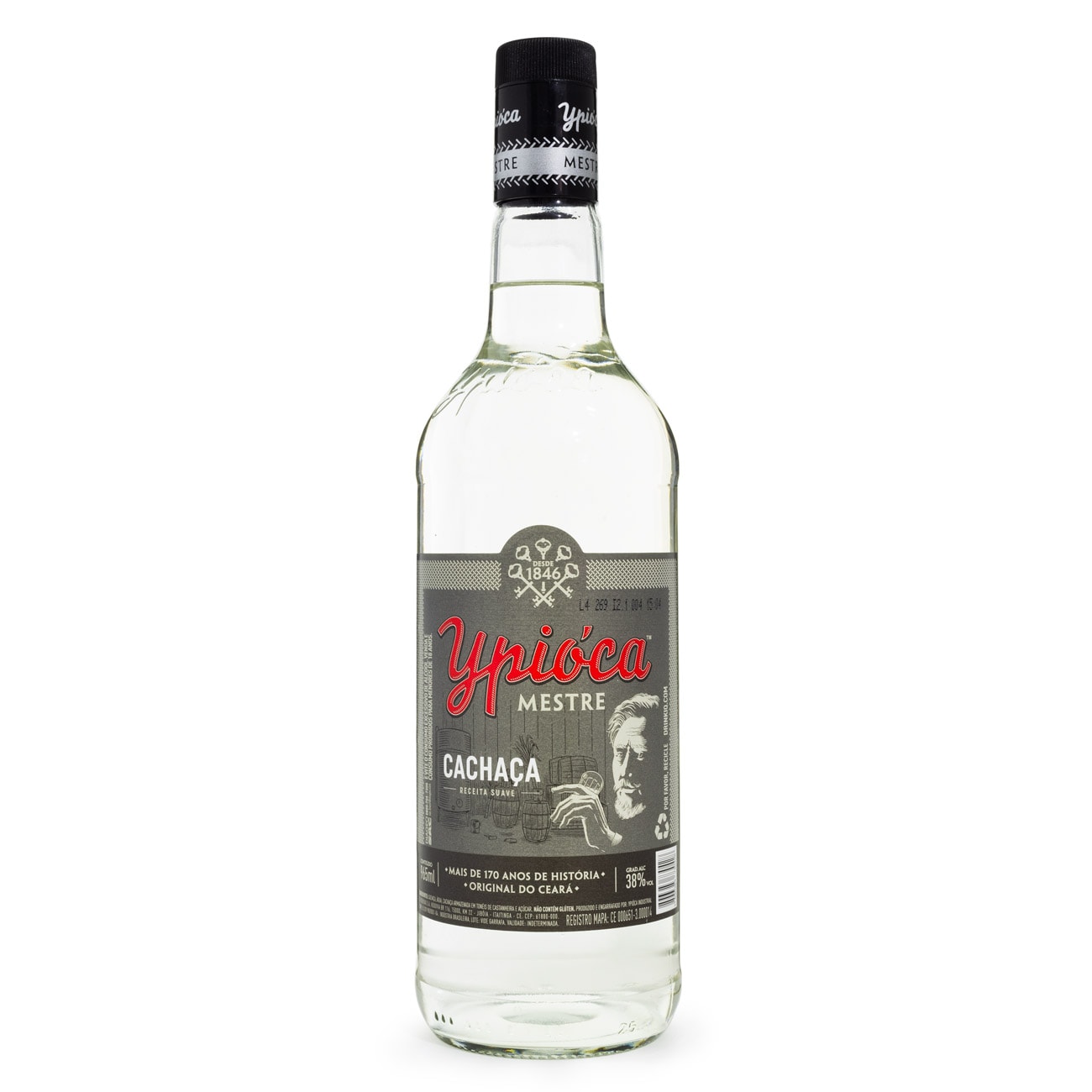 Cachaça Ypióca Mestre Prata 965ml - Espaço Prime Bebidas