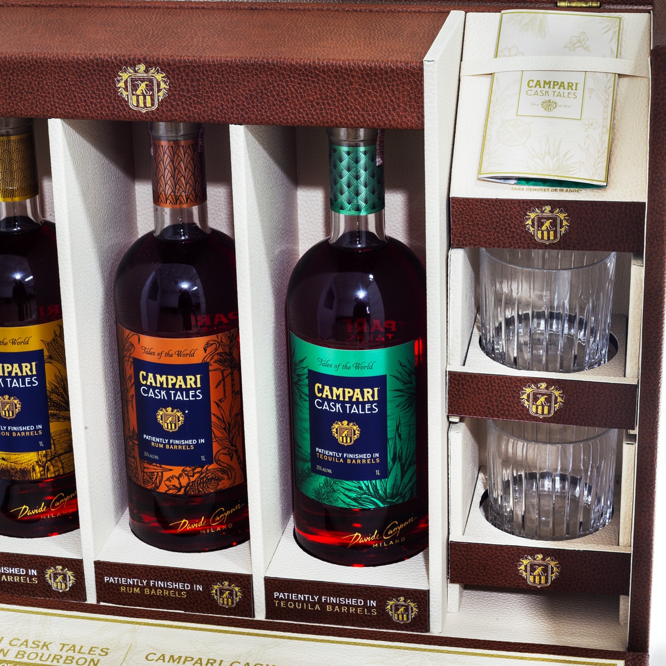 Campari Cask Tales Collection - Maleta Exclusiva - Espaço Prime Bebidas