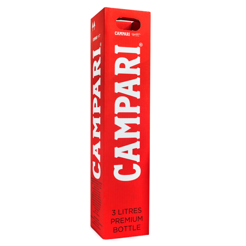 Campari Italiano Bitter Importado - Garrafa 3L - Espaço Prime Bebidas