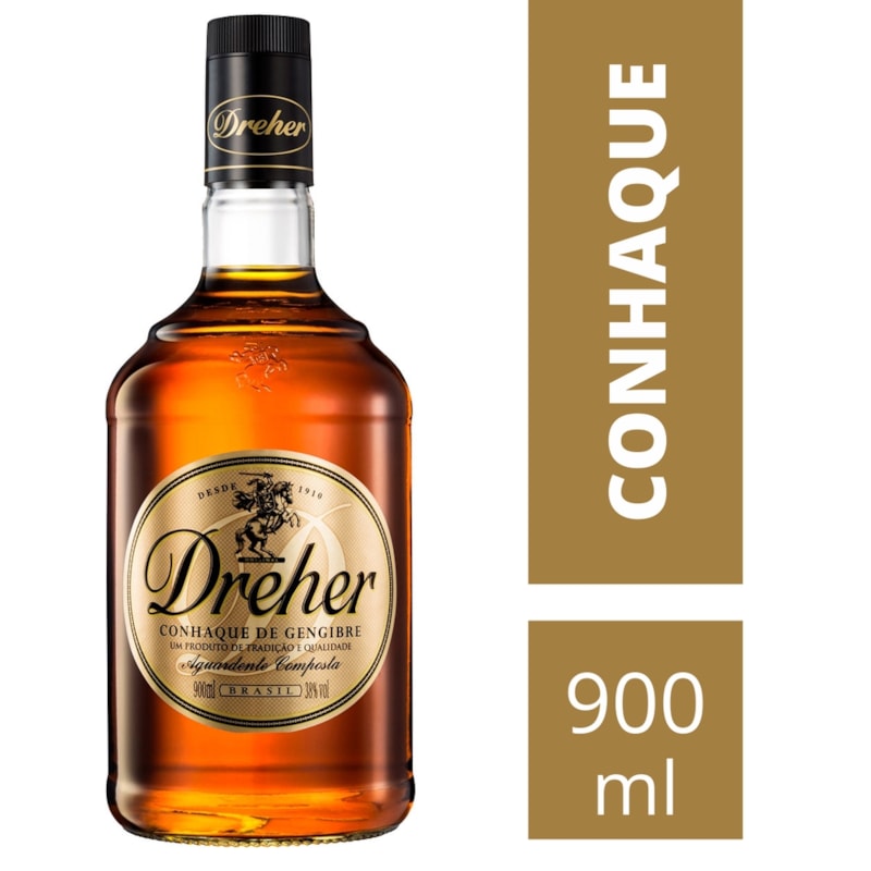 Conhaque Dreher 900ml - Espaço Prime Bebidas