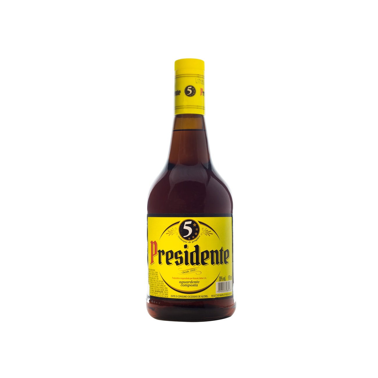 Conhaque Presidente 900ml - Espaço Prime Bebidas