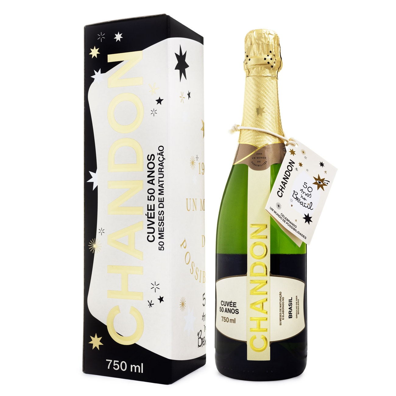 Espumante Chandon Cuvée 50 Anos Extra Brut 750ml - Espaço Prime Bebidas