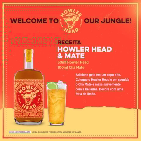 Howler Head Bourbon Whiskey e Banana 750ml - Espaço Prime Bebidas