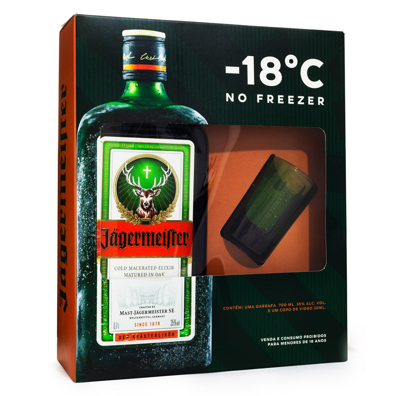 Kit Jagermeister 700ml + Copo Shot - Espaço Prime Bebidas