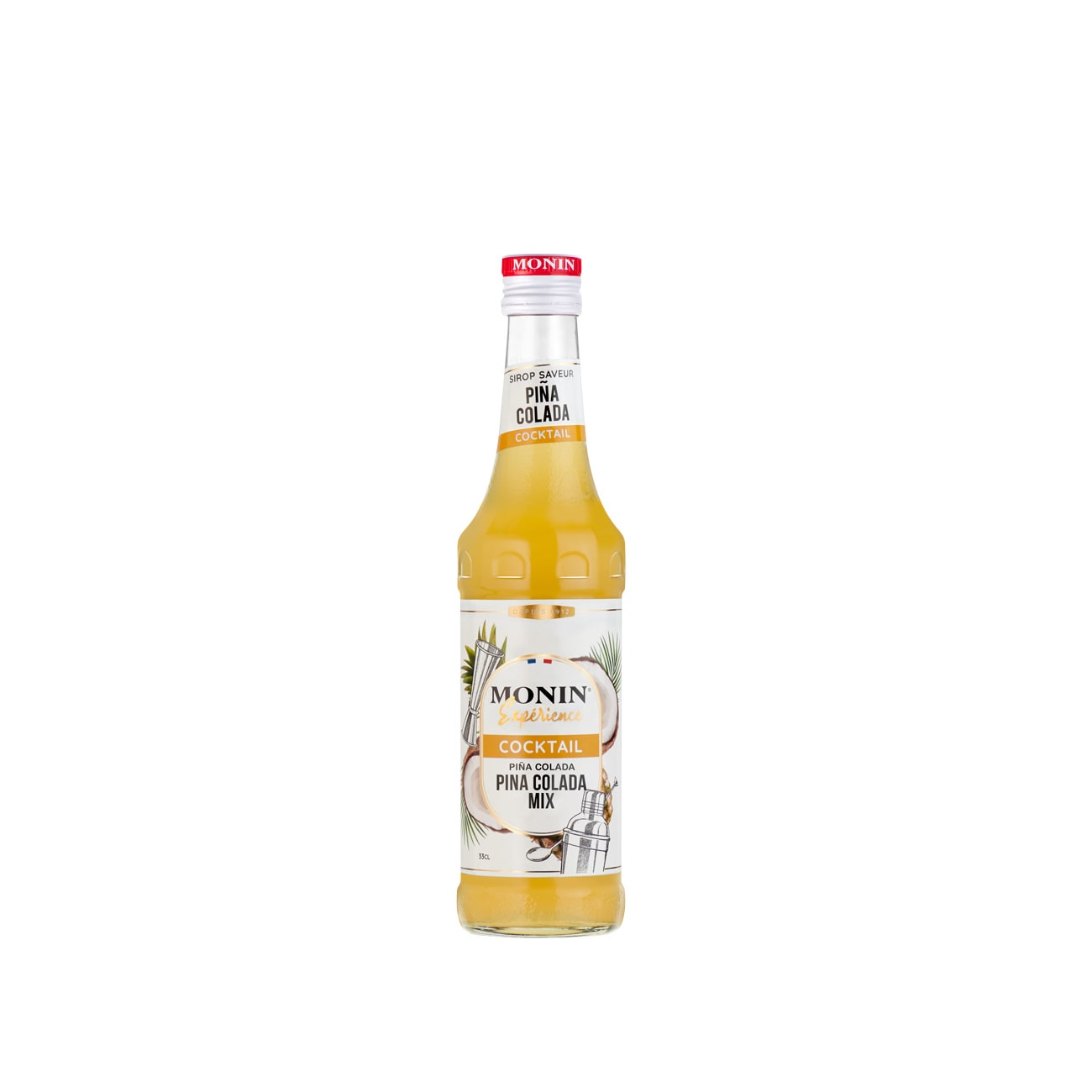 Mini Xarope Pina Colada Mix - Monin Experience 330ml - Espaço Prime Bebidas