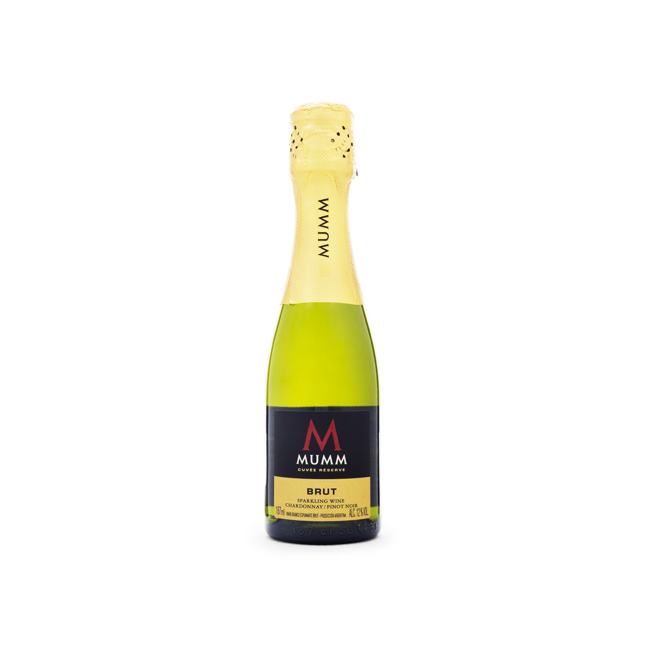 Miniatura Espumante Baby Mumm Cuvée Brut 187ml - Espaço Prime Bebidas