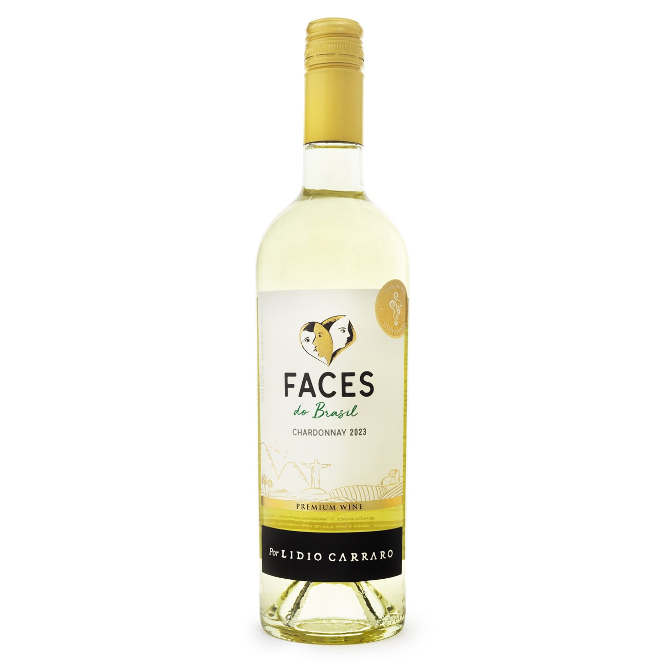 Vinho Lidio Carraro Faces do Brasil Chardonnay 750ml - Espaço Prime Bebidas