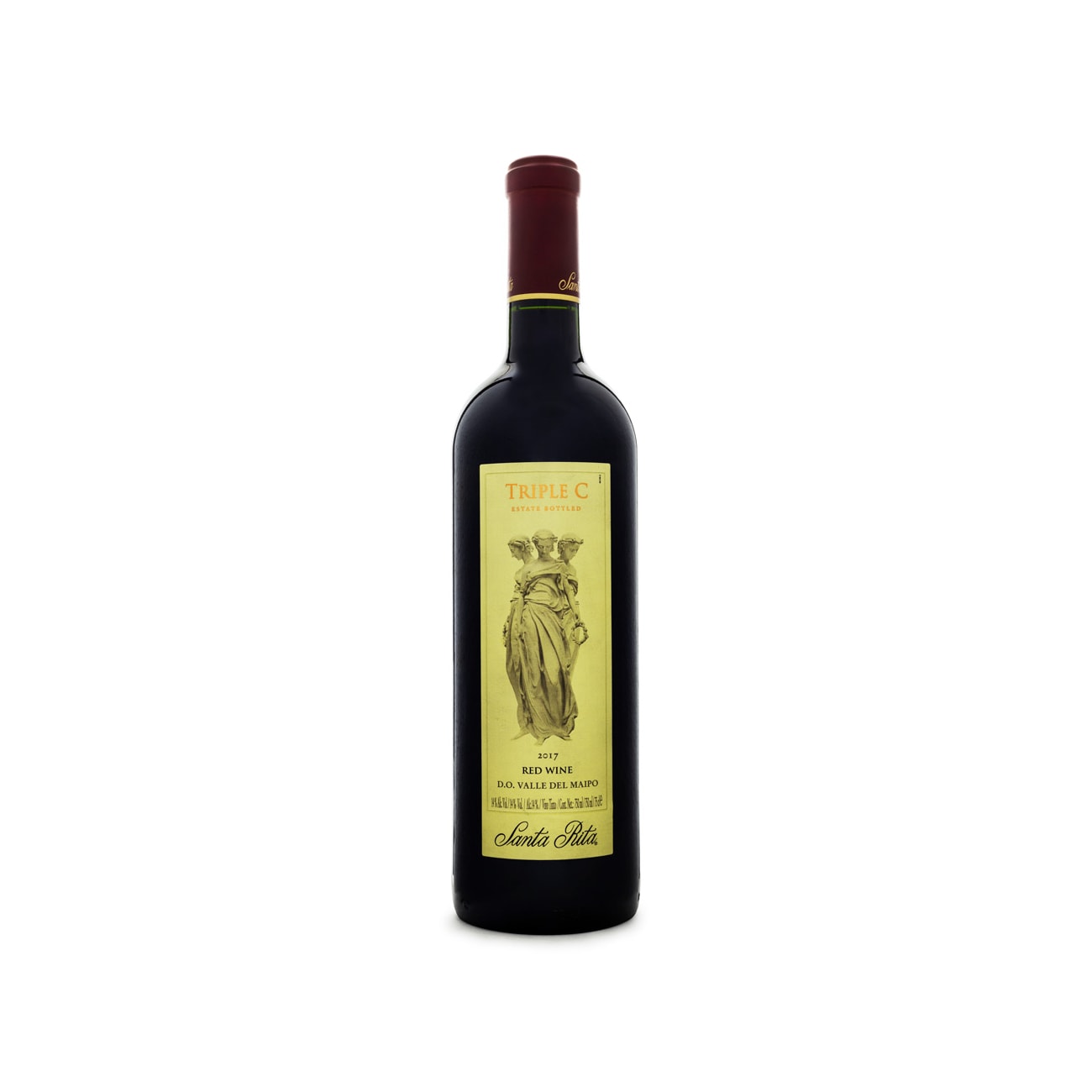 Vinho Triple C - Viña Santa Rita 750ml - Espaço Prime Bebidas