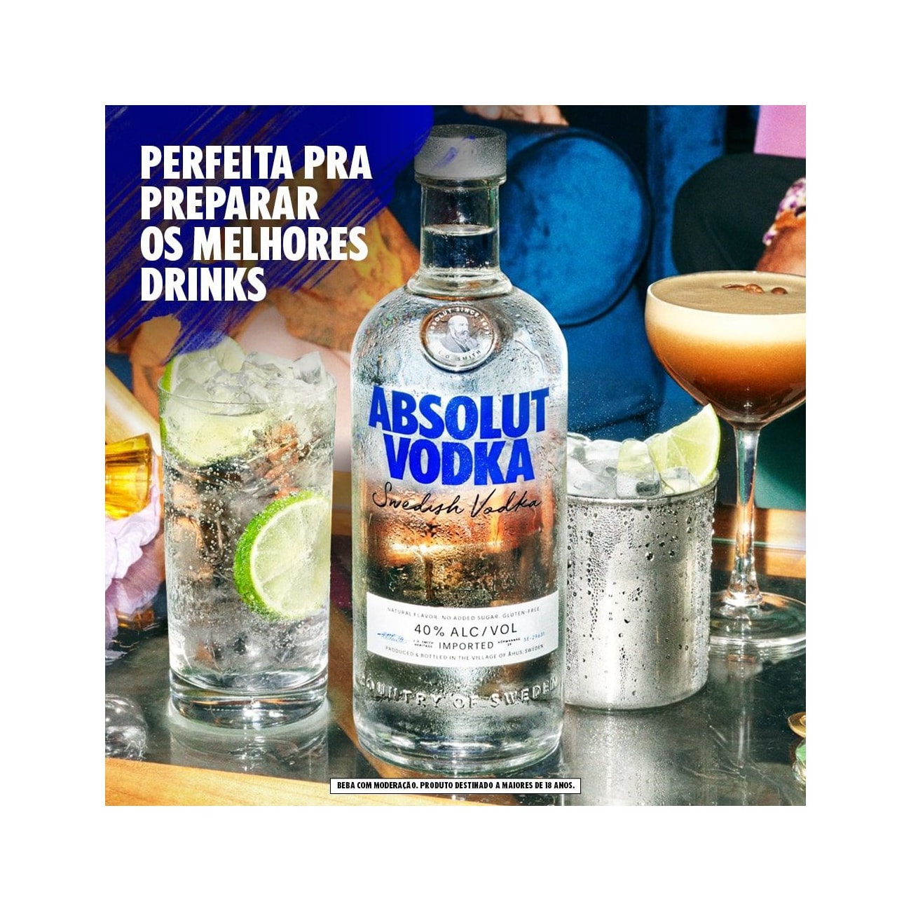 Vodka Absolut 750ml - Espaço Prime Bebidas