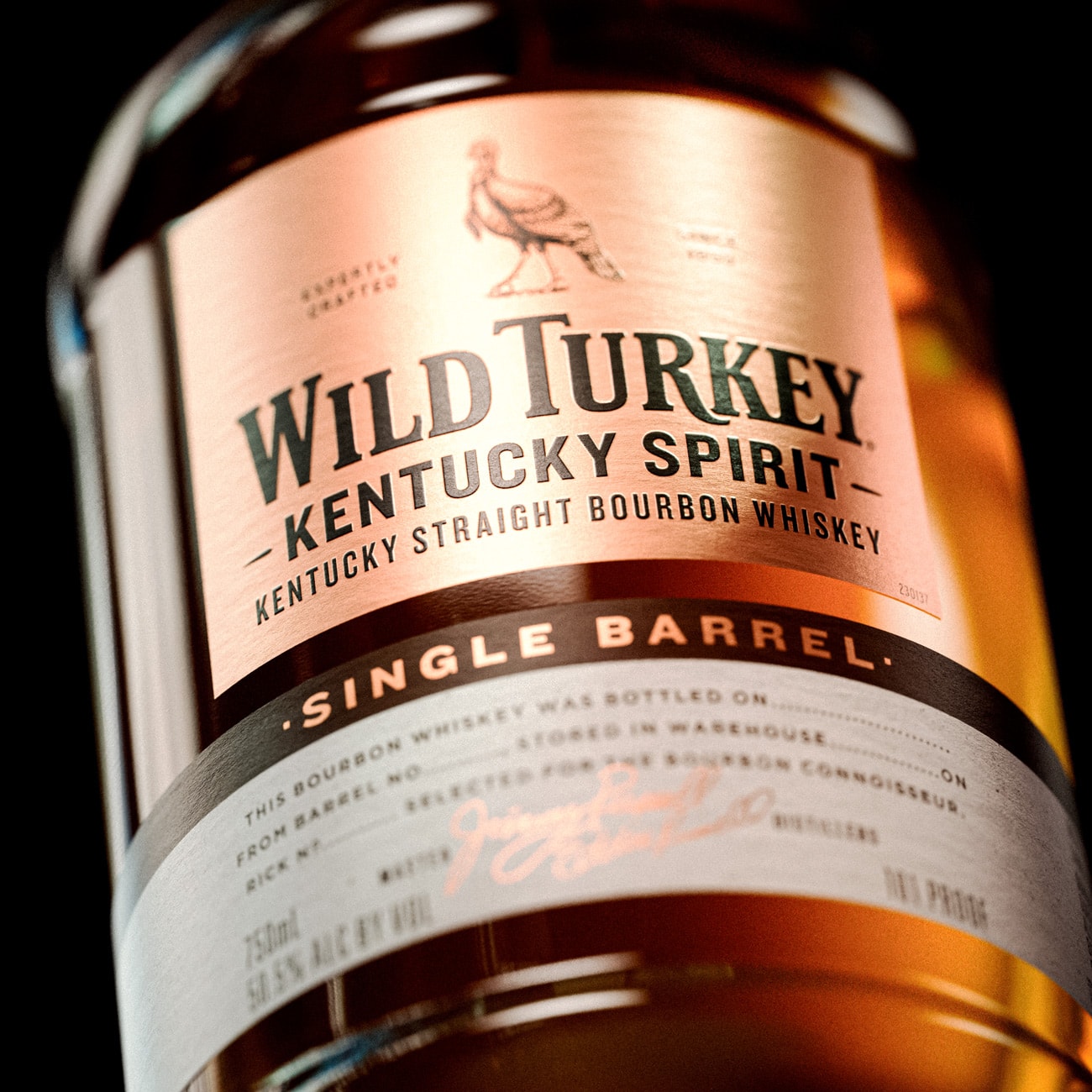 Wild Turkey Single Barrel Bourbon Whiskey 750ml - Espaço Prime Bebidas