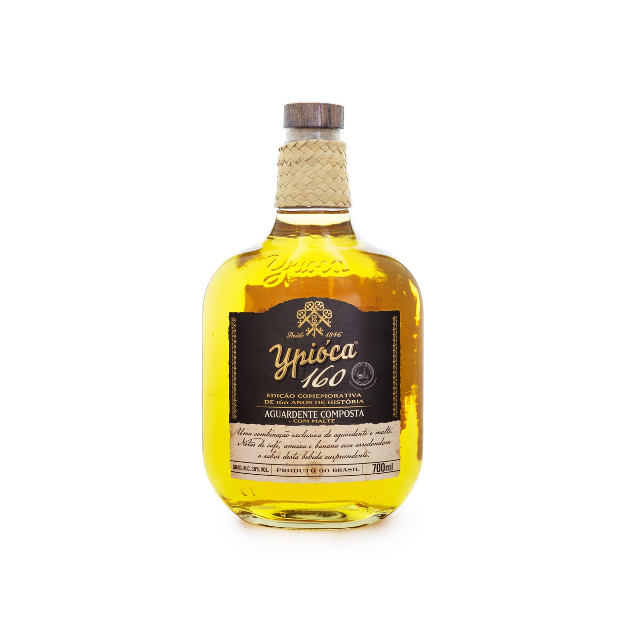 Ypióca 160 Anos Aguardente Composta com Malte 700ml - Espaço Prime Bebidas